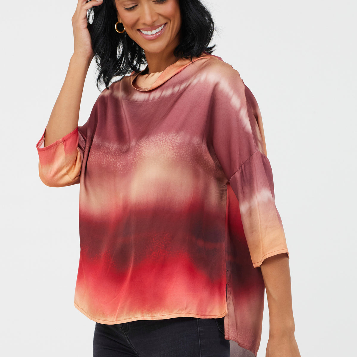 Kala Print Audrey Top – Suzy D London